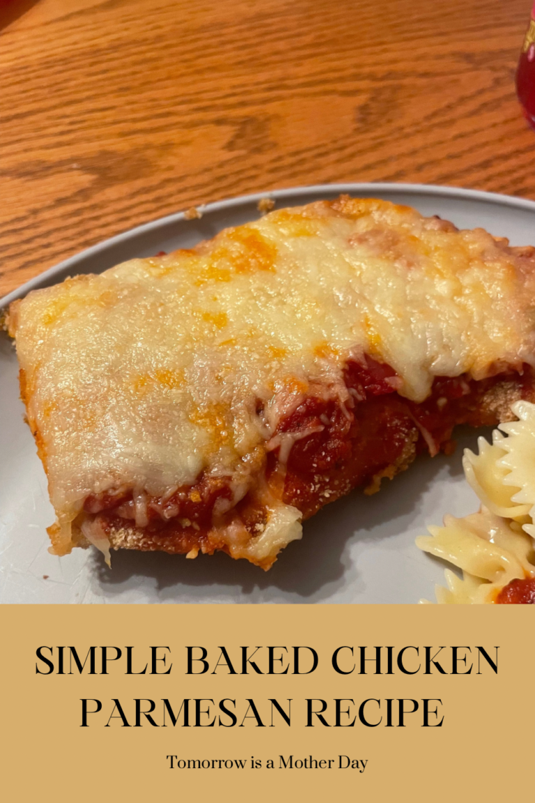 Delicious and Simple Baked Chicken Parmesan Recipe - Tomorrow is a ...