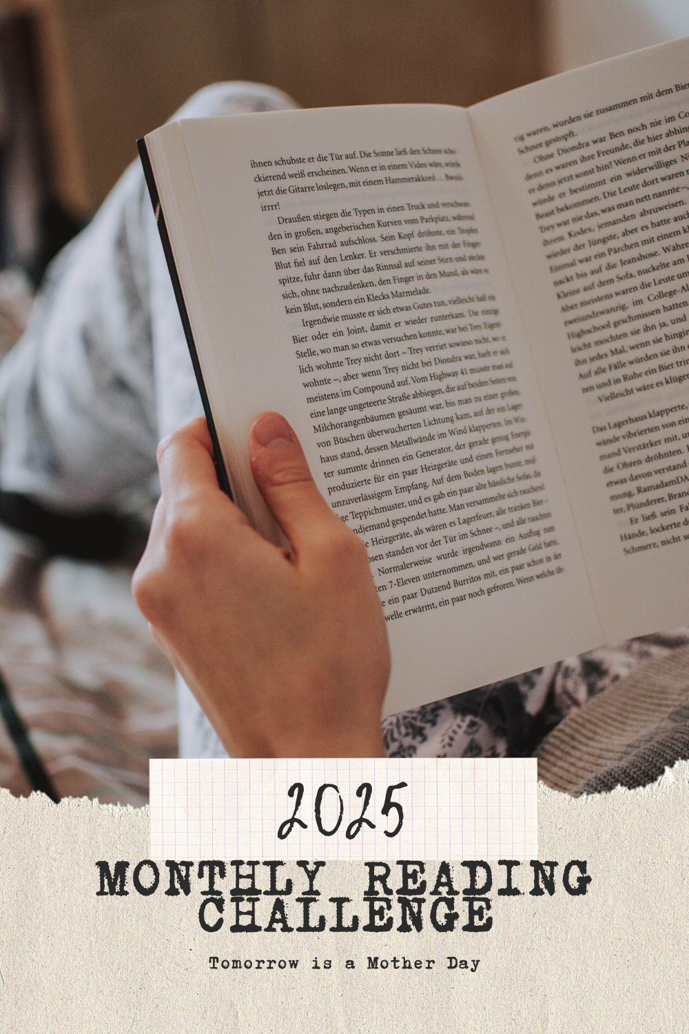 2025 Monthly Reading Challenge (+ Free Printable!) - Tomorrow is a ...