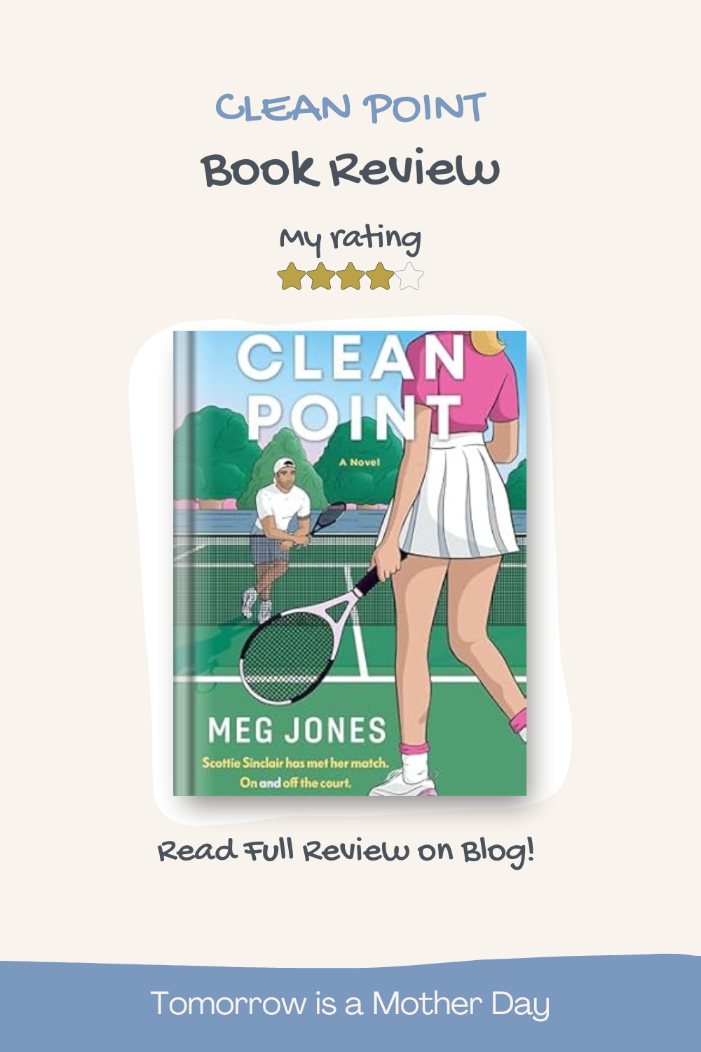 Clean Point by Meg Jones NetGalley Book Review - Tomorrow is a Mother Day