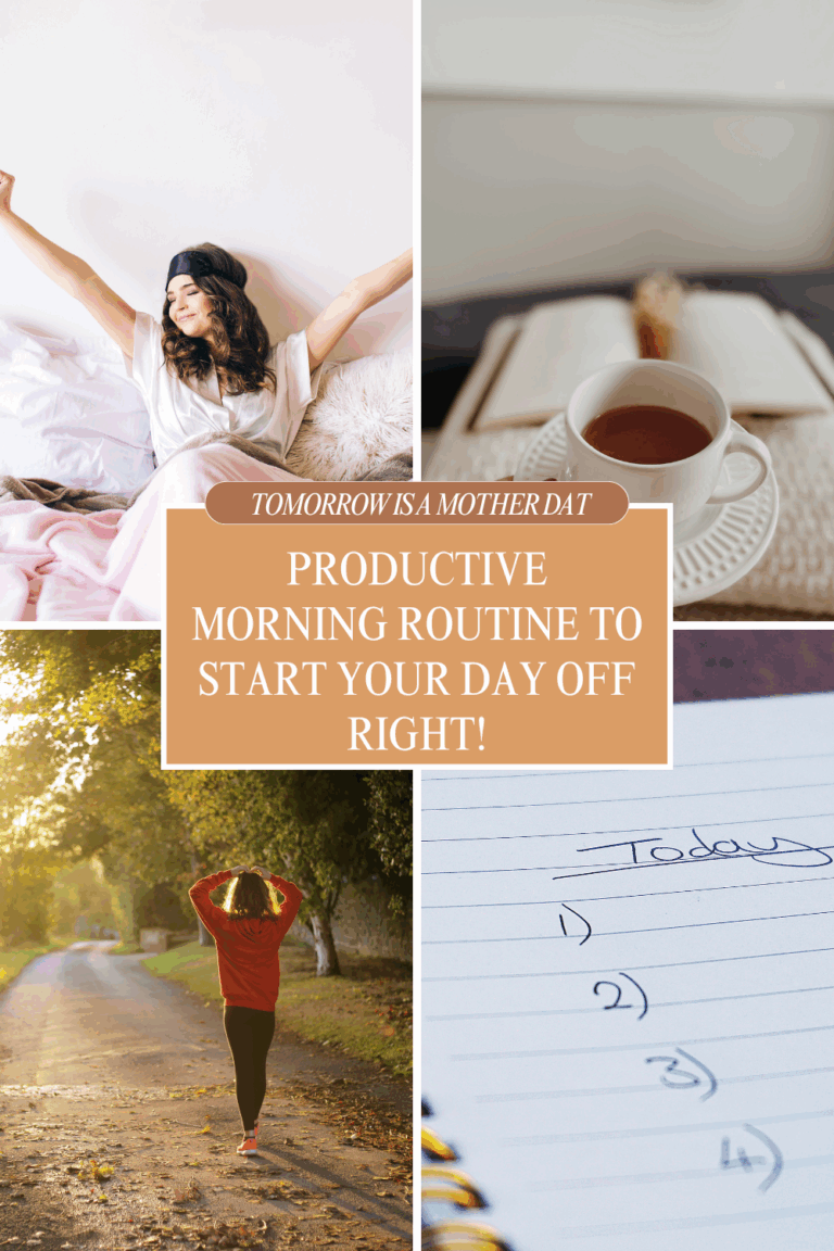 Productive Morning Routine to Start Your Day off Right! - Tomorrow is a ...