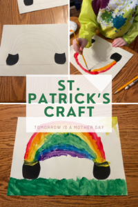 Easy Pot Of Gold Craft For St. Patrick's Day - Tomorrow is a Mother Day